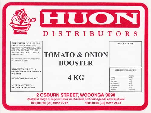 Huon Distributors - Meat and Food Industry SuppliersTomato & Onion ...